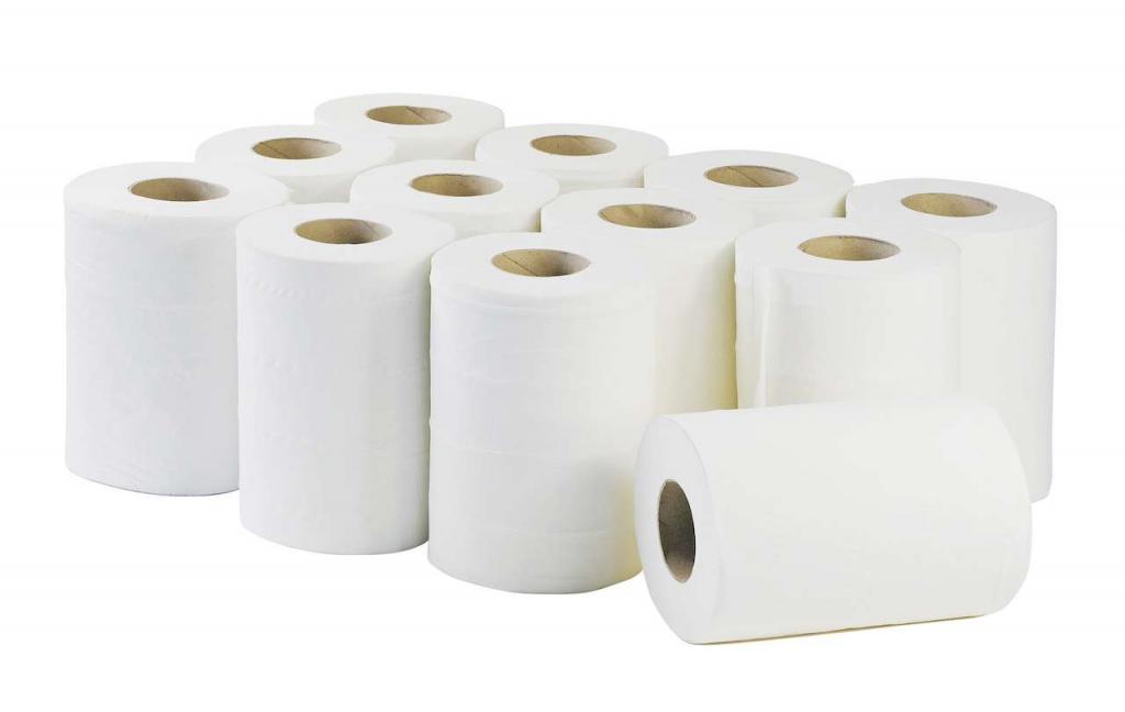 1 Ply White Mini Centrefeed Paper Towel (12) - Donovan Bros Ltd